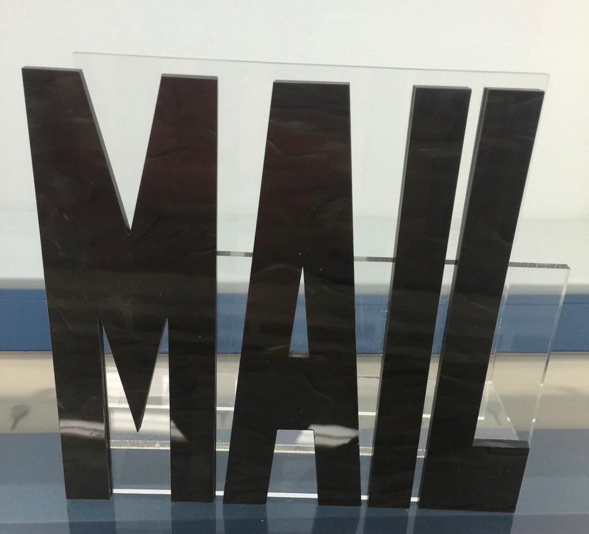 Acrylic “Mail” holder – The Tempting Table