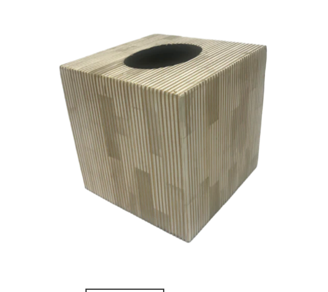 Thin Ridges Lined Tissue Box – The Tempting Table
