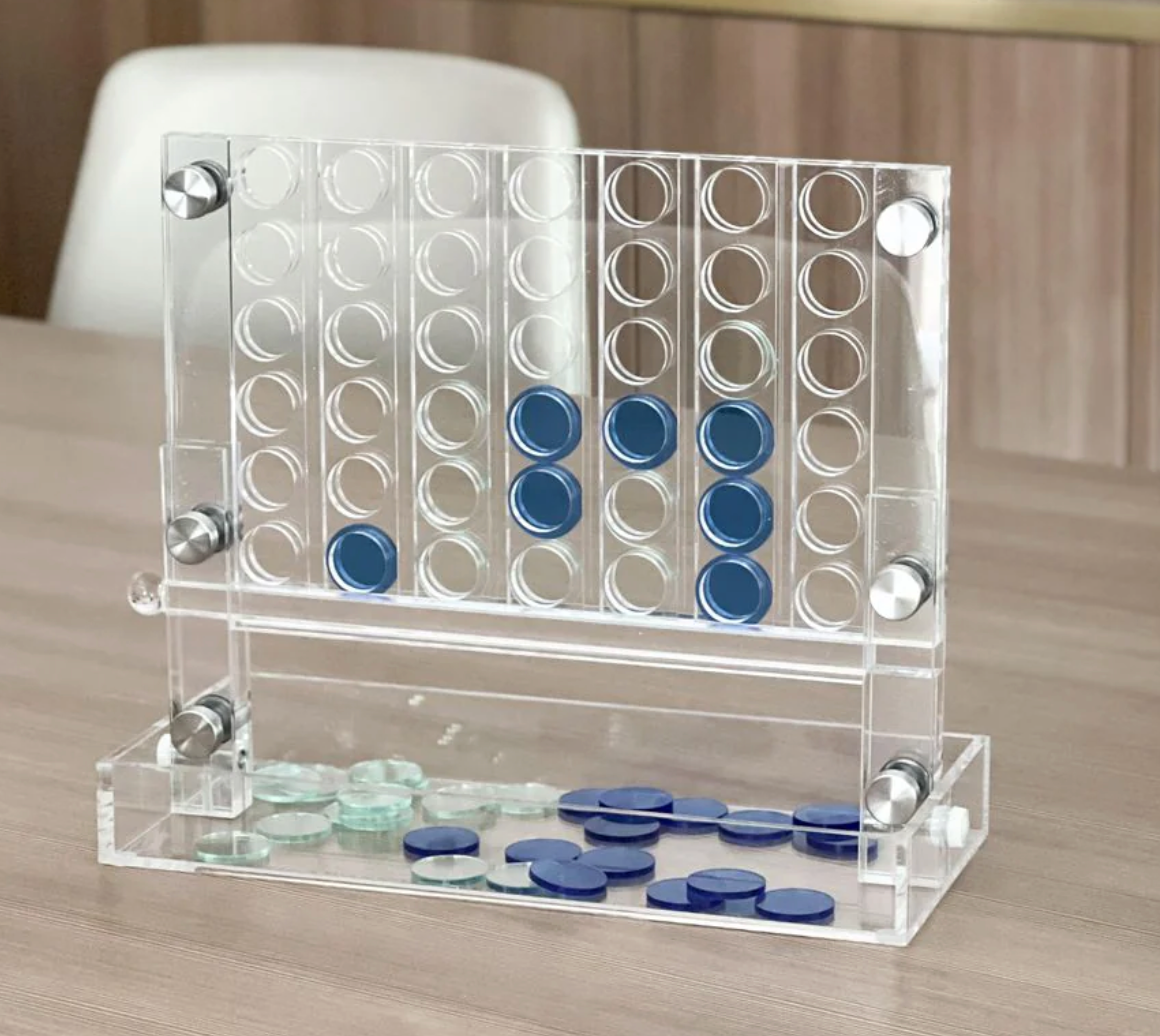 Acrylic Connect 4 – The Tempting Table