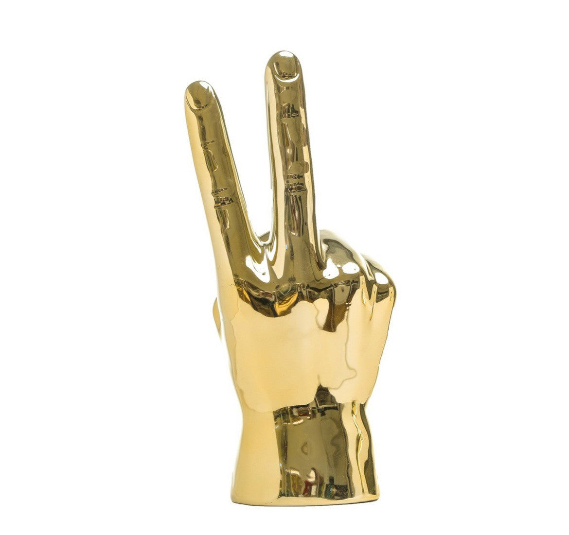 Gold Table Top Peace Sign – The Tempting Table