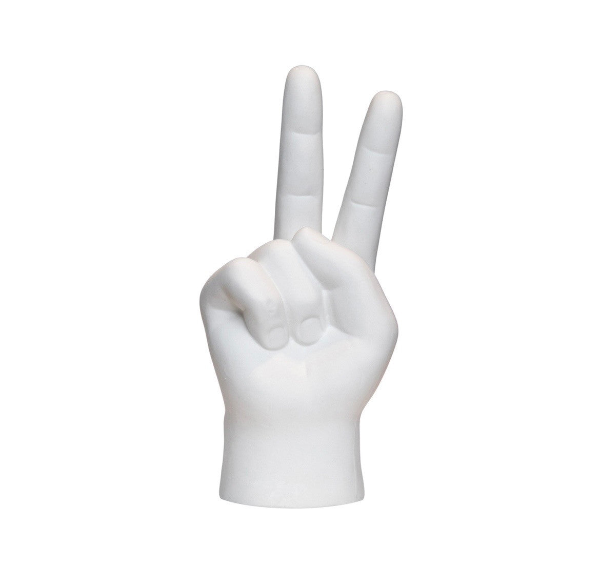 White Matte Table Top Peace Sign – The Tempting Table