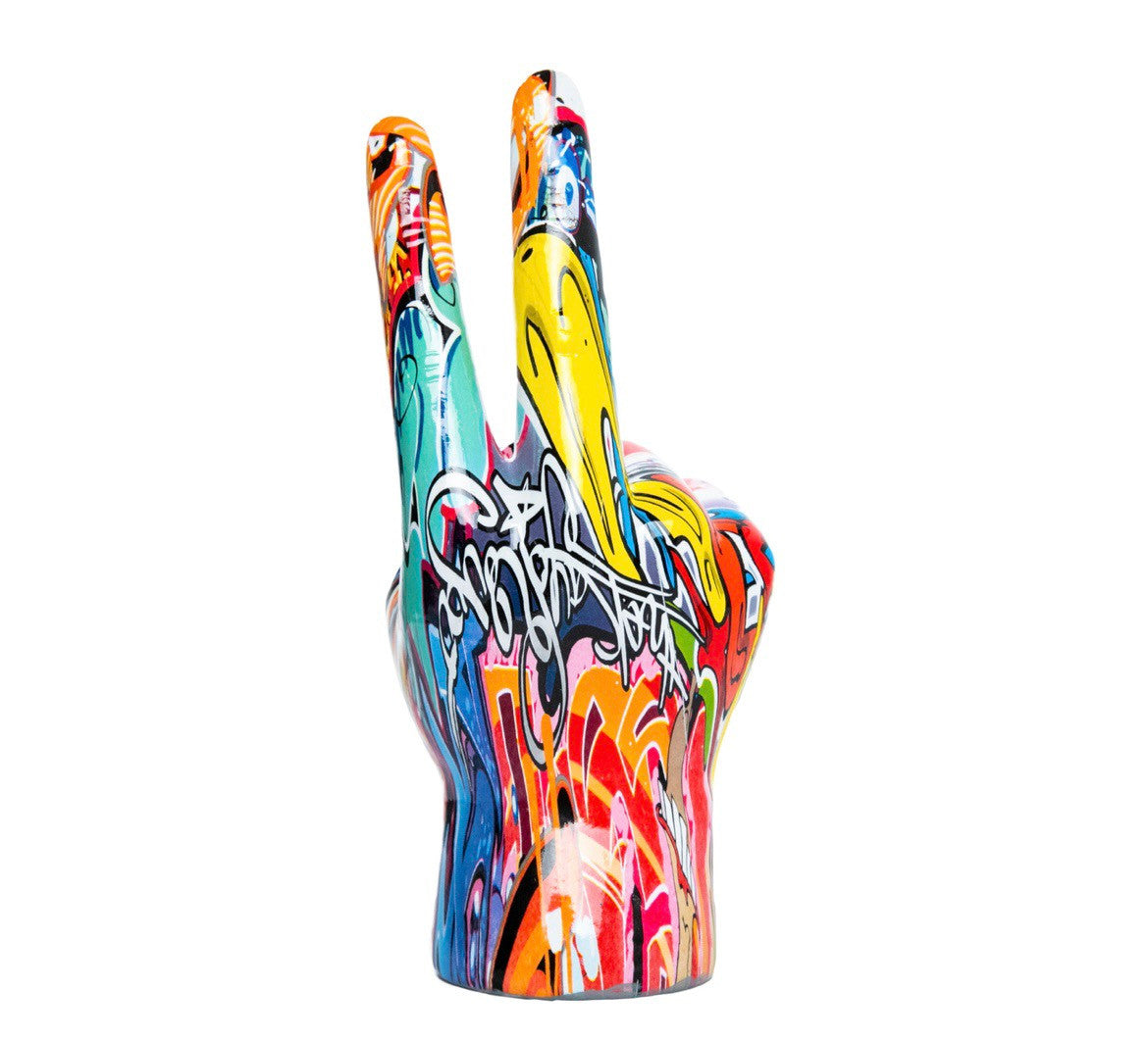 Street Art Table Top Peace Sign – The Tempting Table